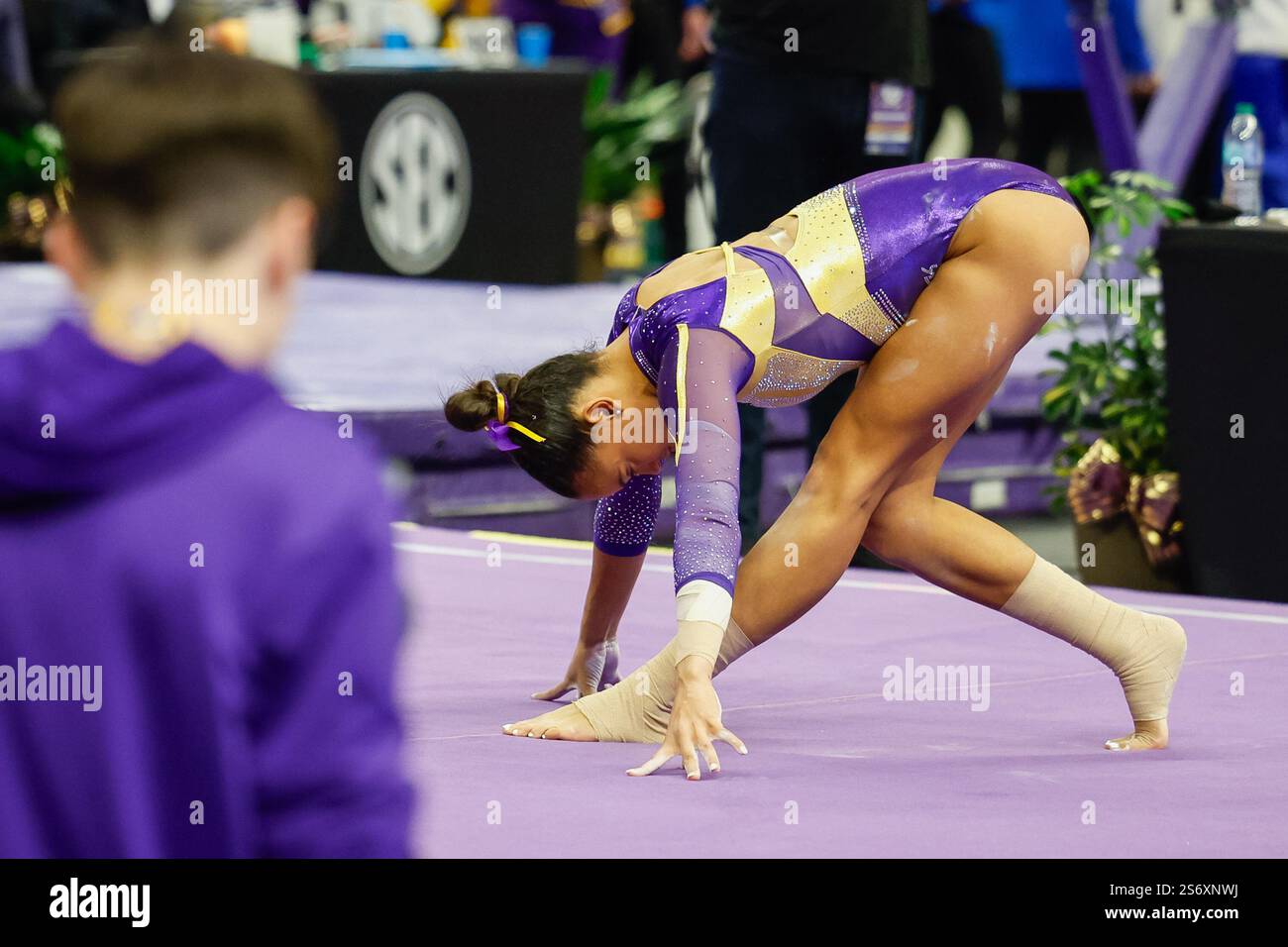 Baton Rouge, LA, USA. 17th Jan, 2025. LSU Tigers Haleigh Bryant in ...