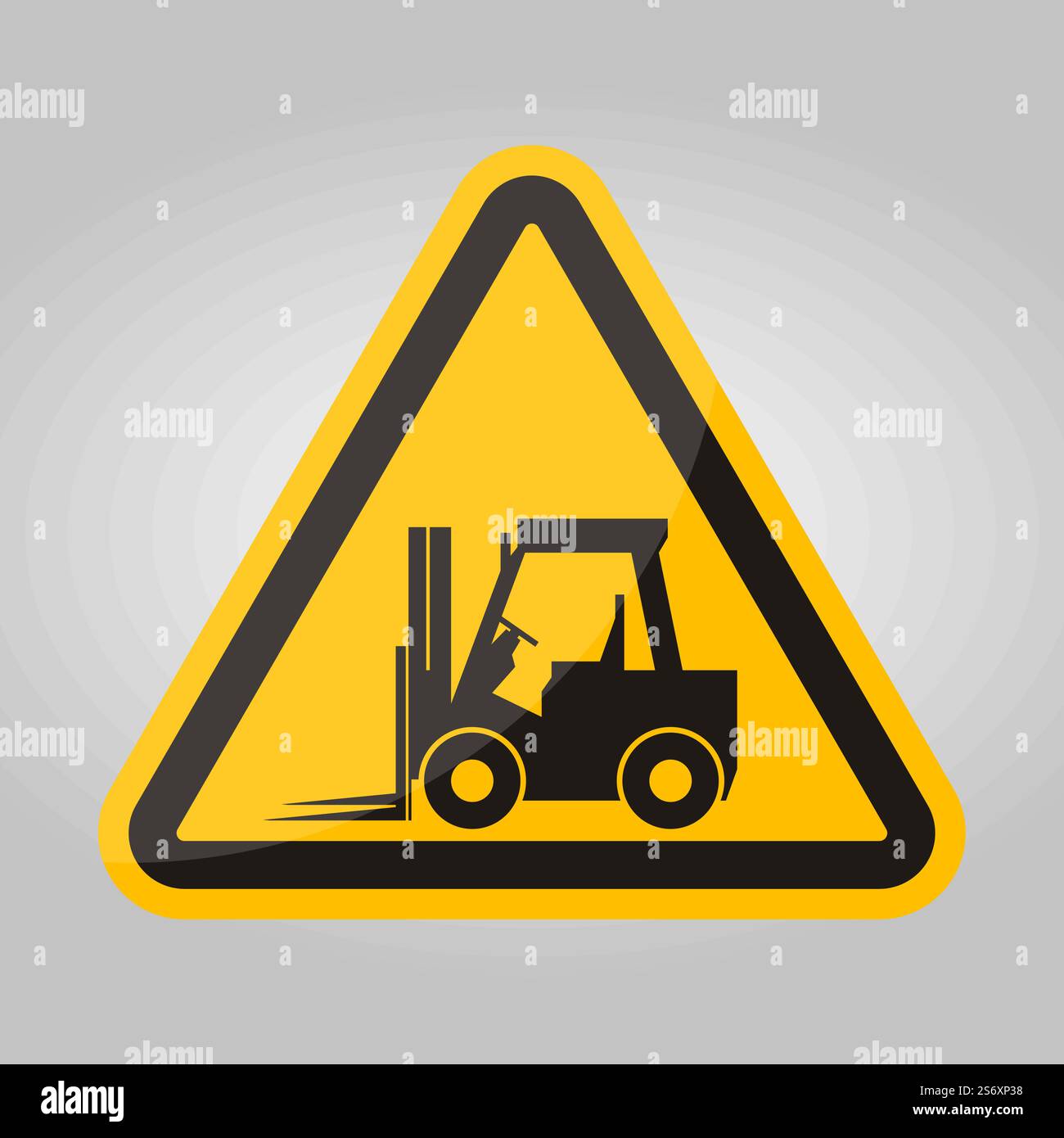 Forklift truck sign,Hazard warning forklift Stock Vector Image & Art ...