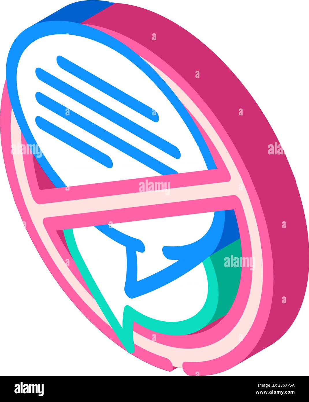 refusal to communicate in real life isometric icon vector. refusal to ...