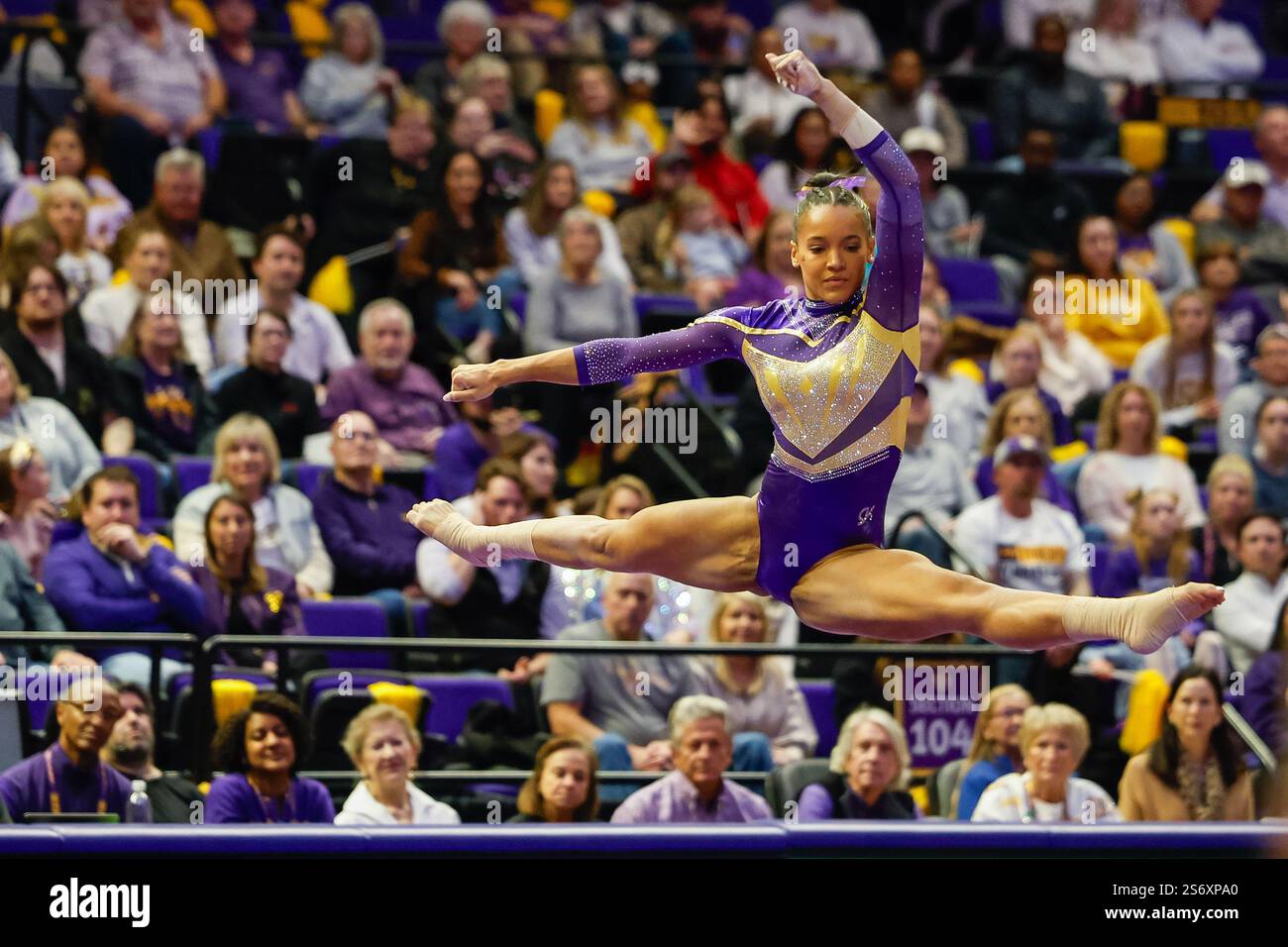 Baton Rouge, LA, USA. 17th Jan, 2025. LSU Tigers Haleigh Bryant in ...