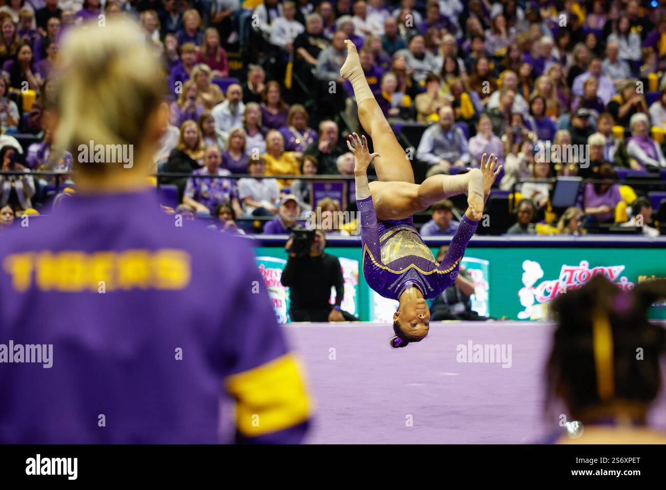 Baton Rouge, LA, USA. 17th Jan, 2025. LSU Tigers Haleigh Bryant in ...