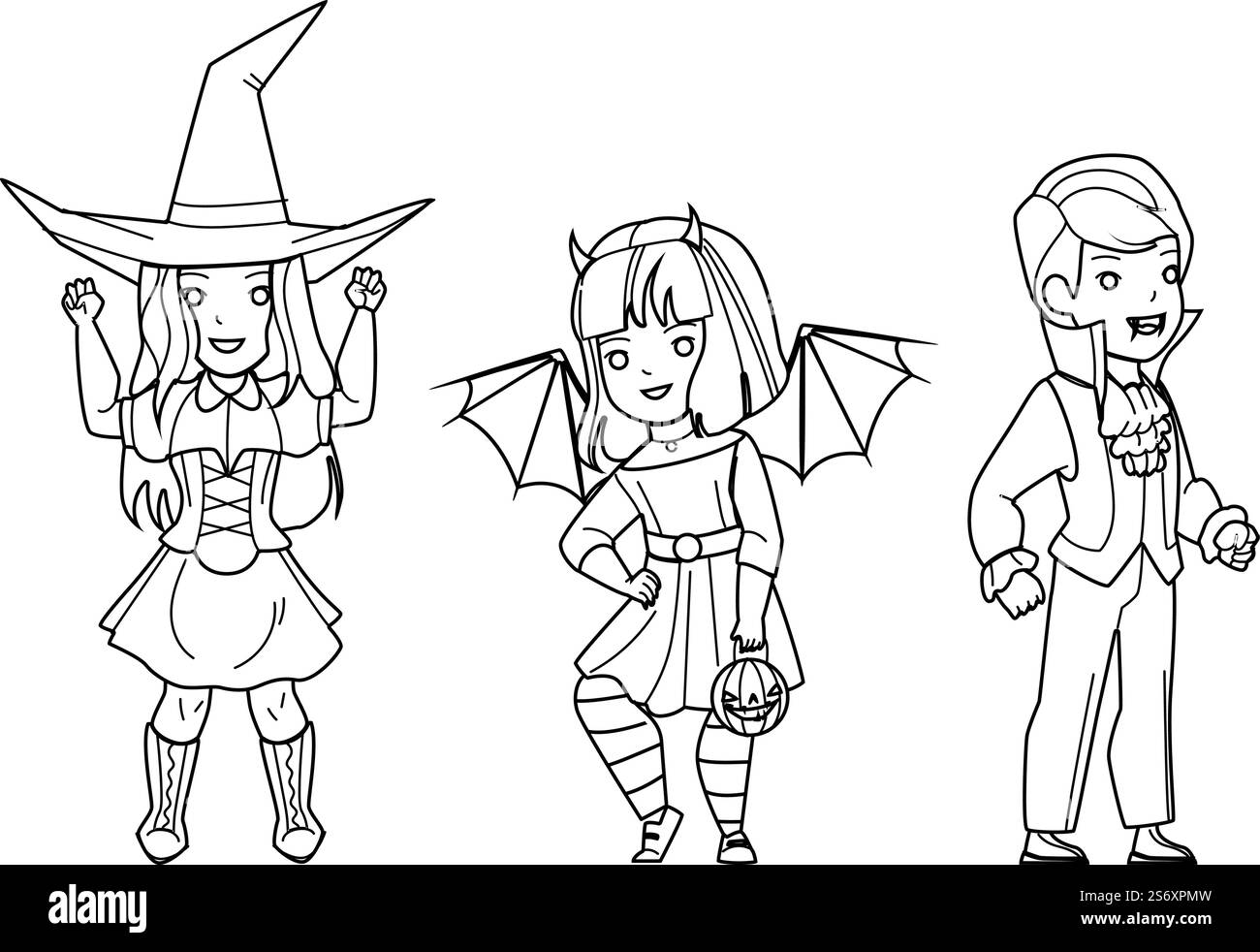 Children Wearing Halloween Festival Costume Vector. Boy In Dracula Suit ...