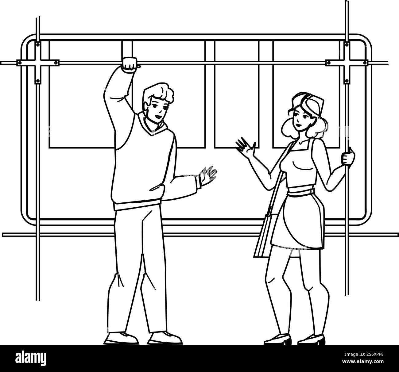 people bus vector. transport person, passenger travel, happy young ...