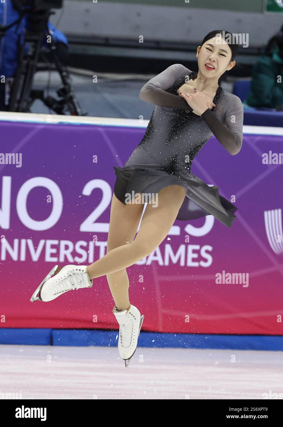 Turin, Italy. 17th Jan, 2025. Choi Dabin of South Korea competes during ...
