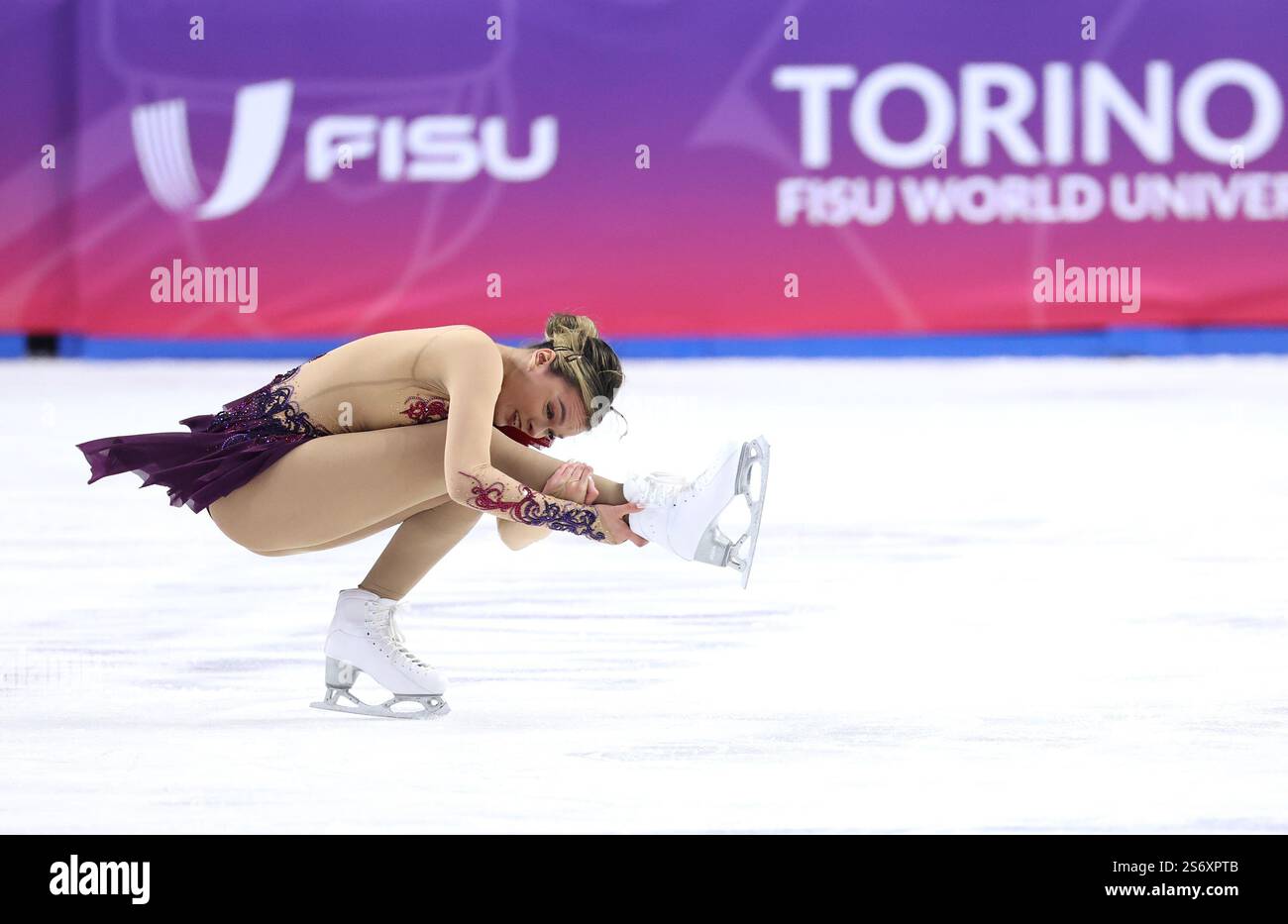 (250118) -- TURIN, Jan. 18, 2025 (Xinhua) -- Michelle Dicicco of ...