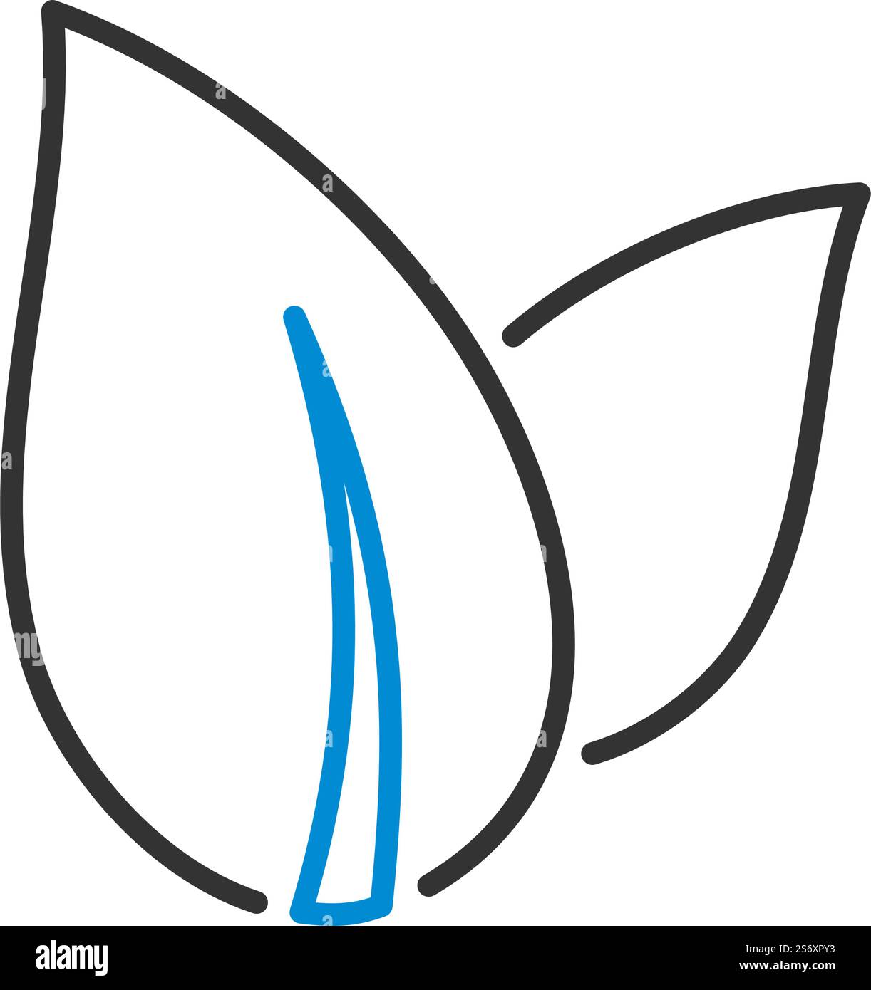 Spa Leaves Icon. Editable Bold Outline With Color Fill Design. Vector ...