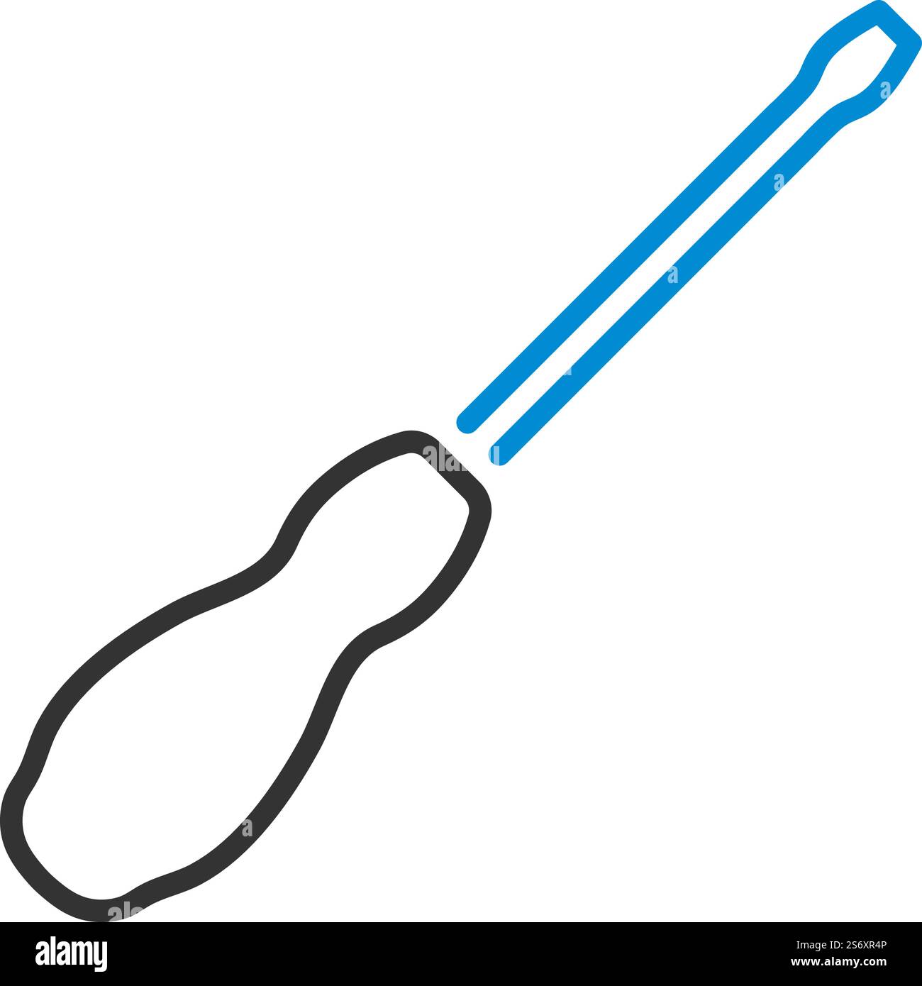 Icon Of Screwdriver. Bold outline design with editable stroke width ...
