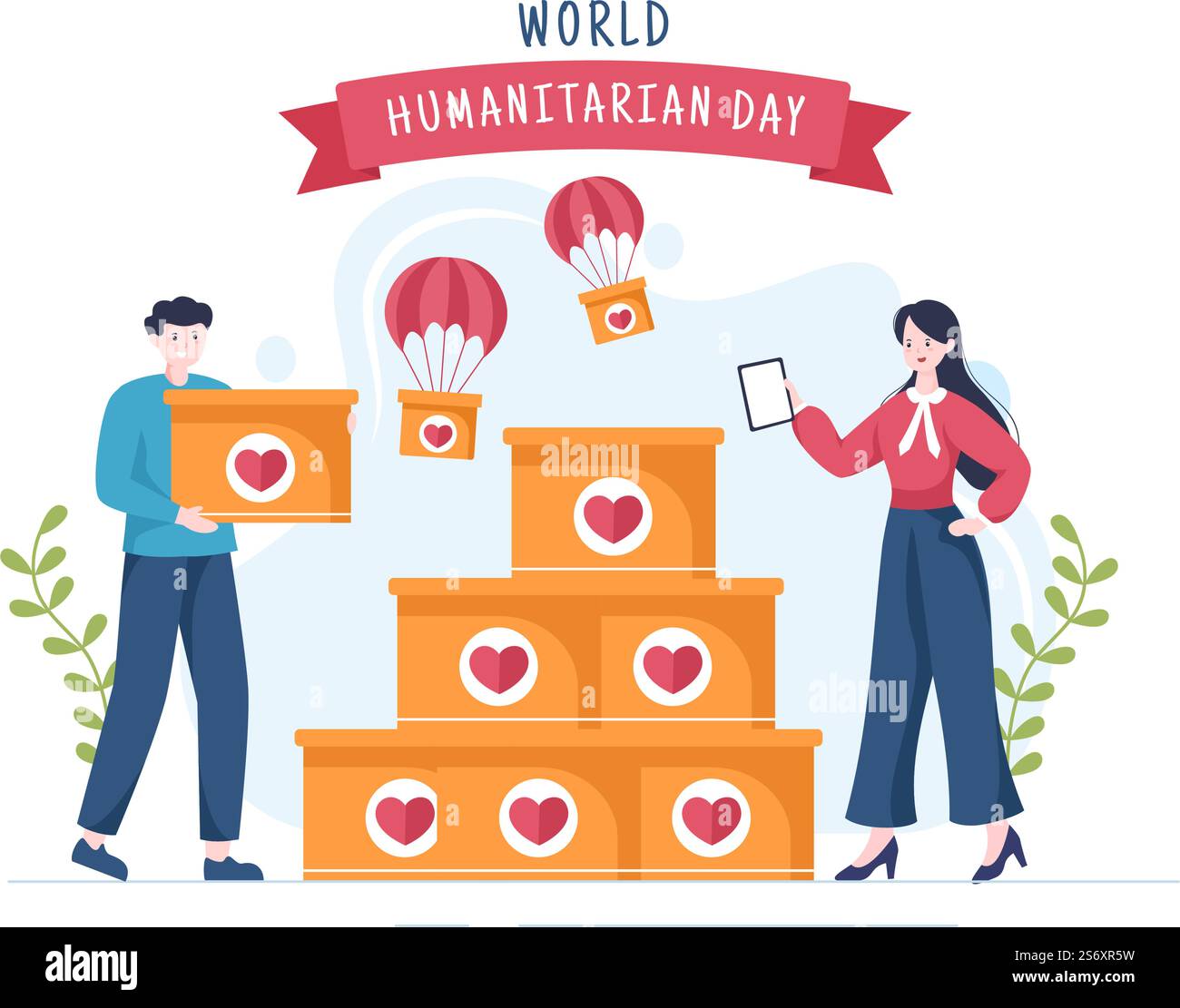 World Humanitarian Day with Global Celebration of Helping People, Work ...