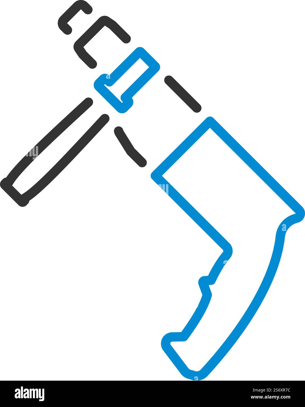 Electric Perforator Icon. Editable Bold Outline With Color Fill Design ...