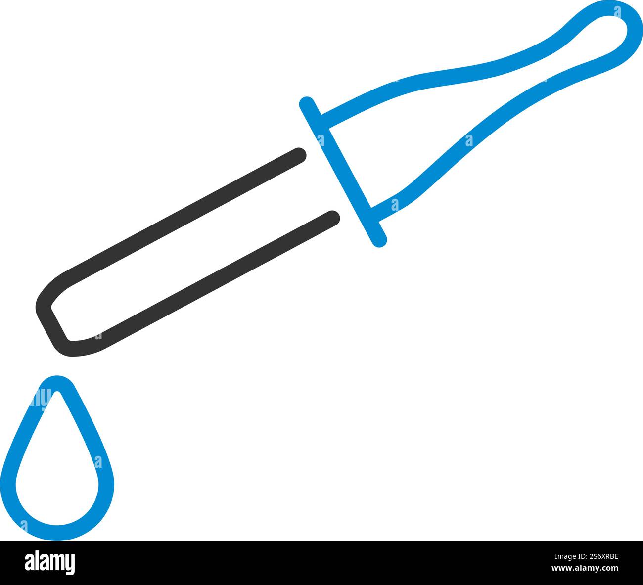 Dropper Icon. Editable Bold Outline With Color Fill Design. Vector ...