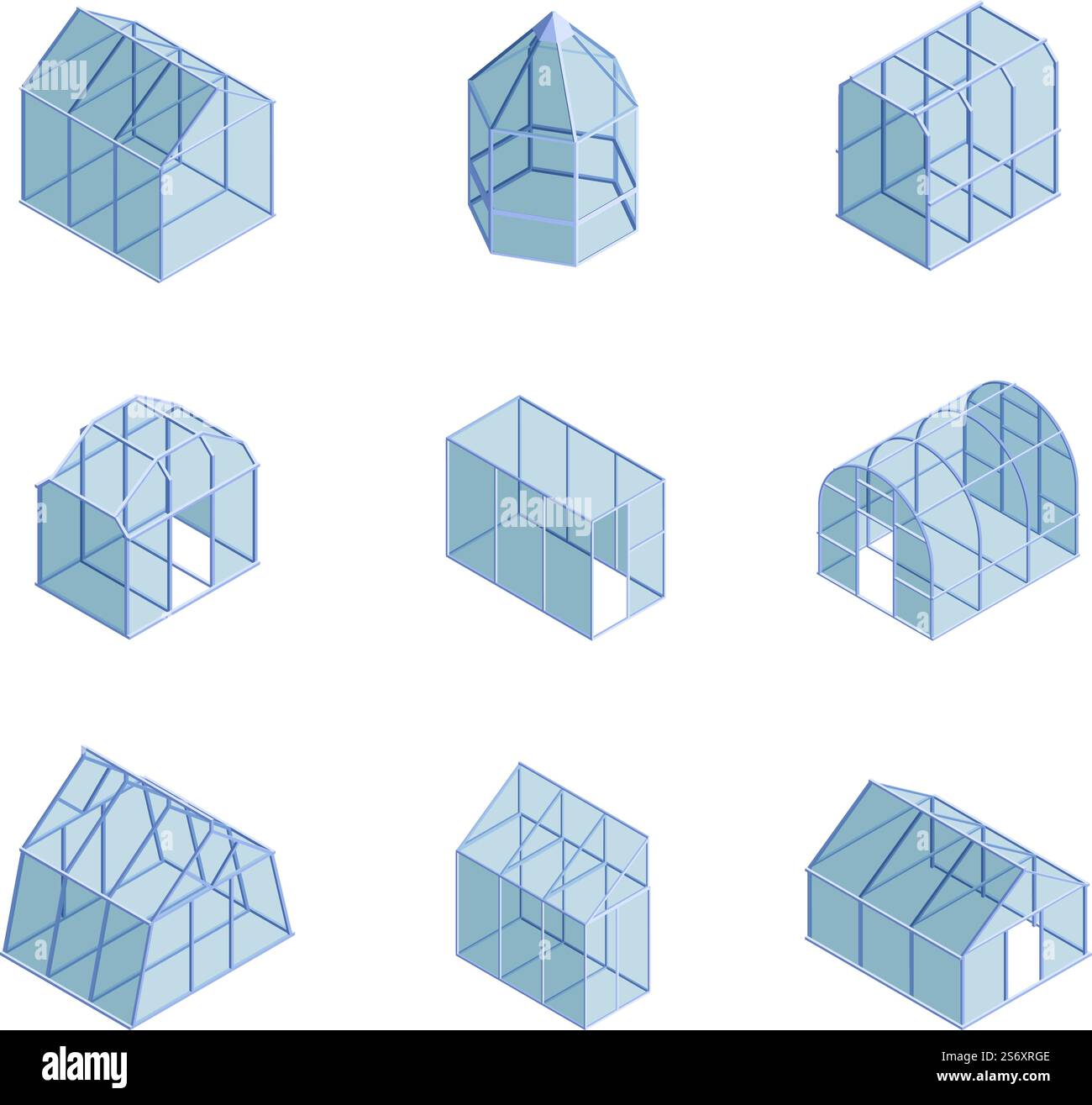 Outdoor greenhouses Stock Vector Images - Alamy