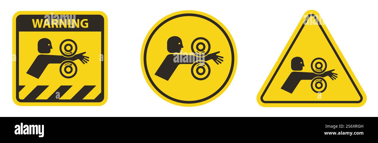 Arm Entangle Rollers Right Symbol Sign Isolate On White Background ...