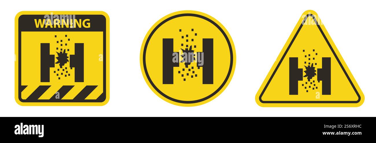 Caution Of Molten Metal Symbol Sign Isolate On White Background Stock ...