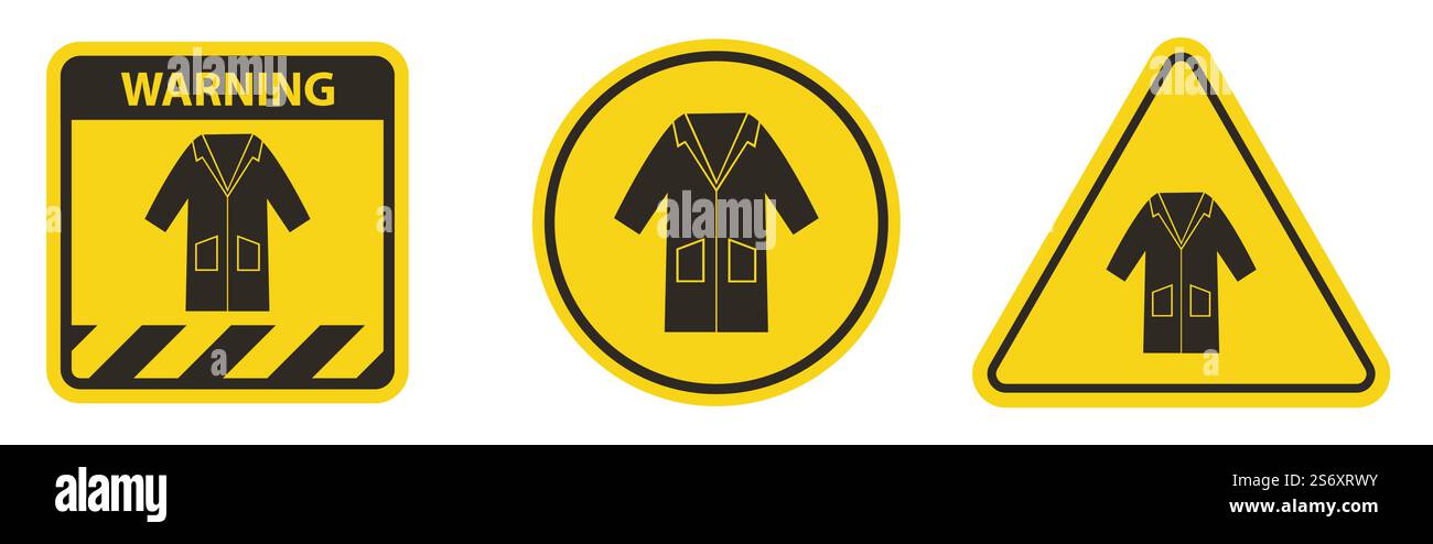 PPE Icon.Wear Smock Symbol Sign Isolate On White Background,Vector ...