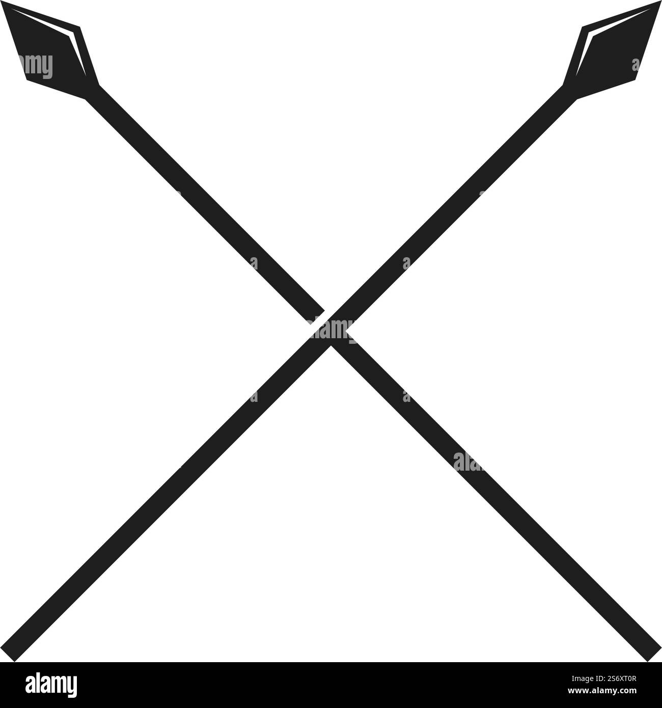 Spear war lance weapon Black and White Stock Photos & Images - Alamy