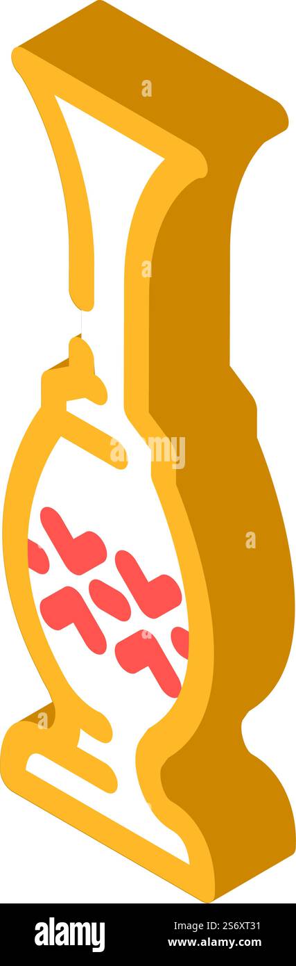arabic antique pottery jug isometric icon vector. arabic antique ...