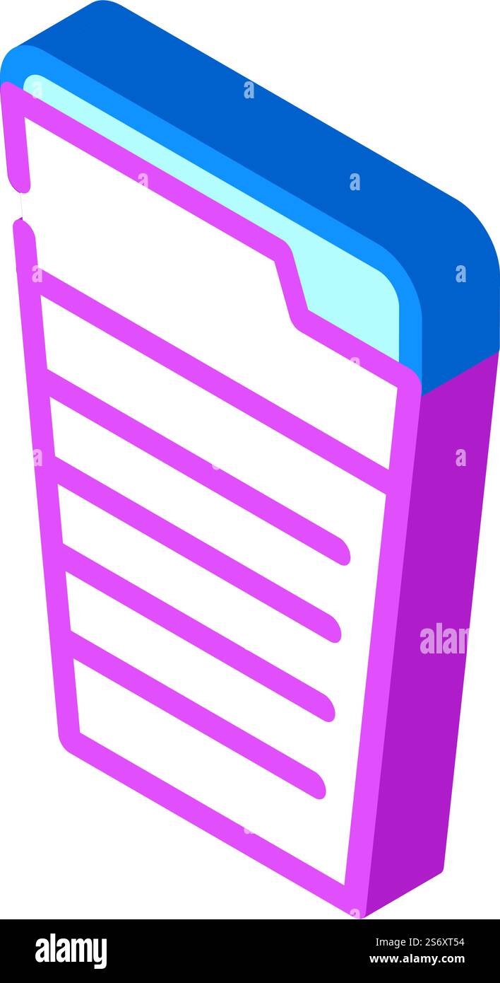 folding cup isometric icon vector. folding cup sign. isolated symbol ...