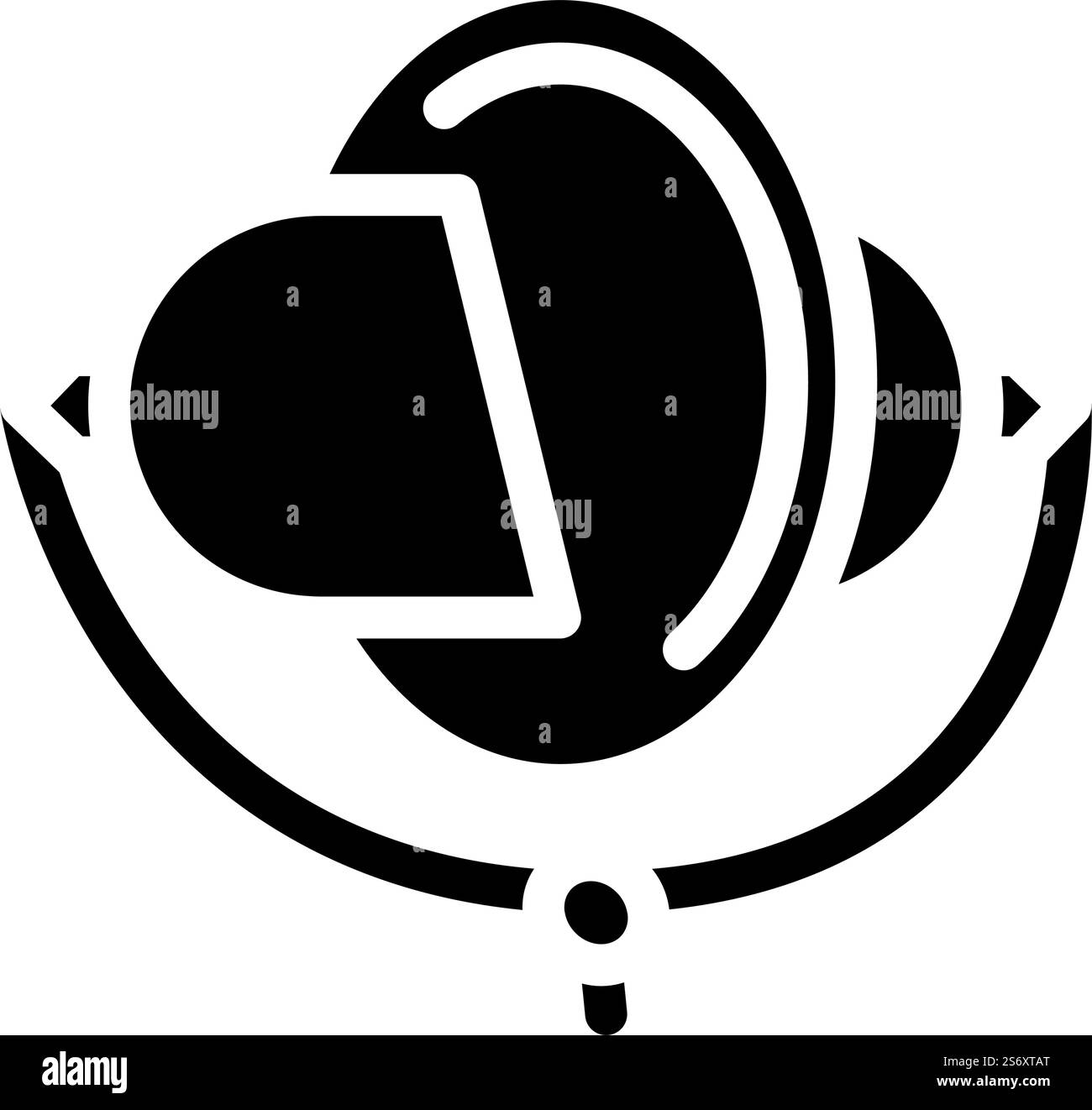 rotary kite glyph icon vector. rotary kite sign. isolated symbol ...