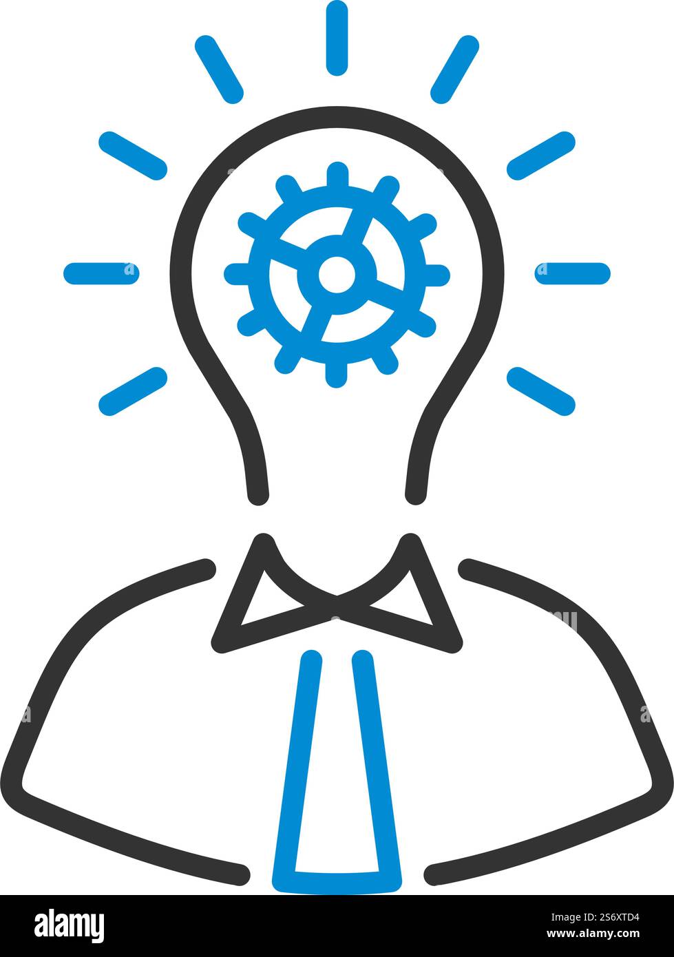 Innovation Icon. Editable Bold Outline With Color Fill Design. Vector ...