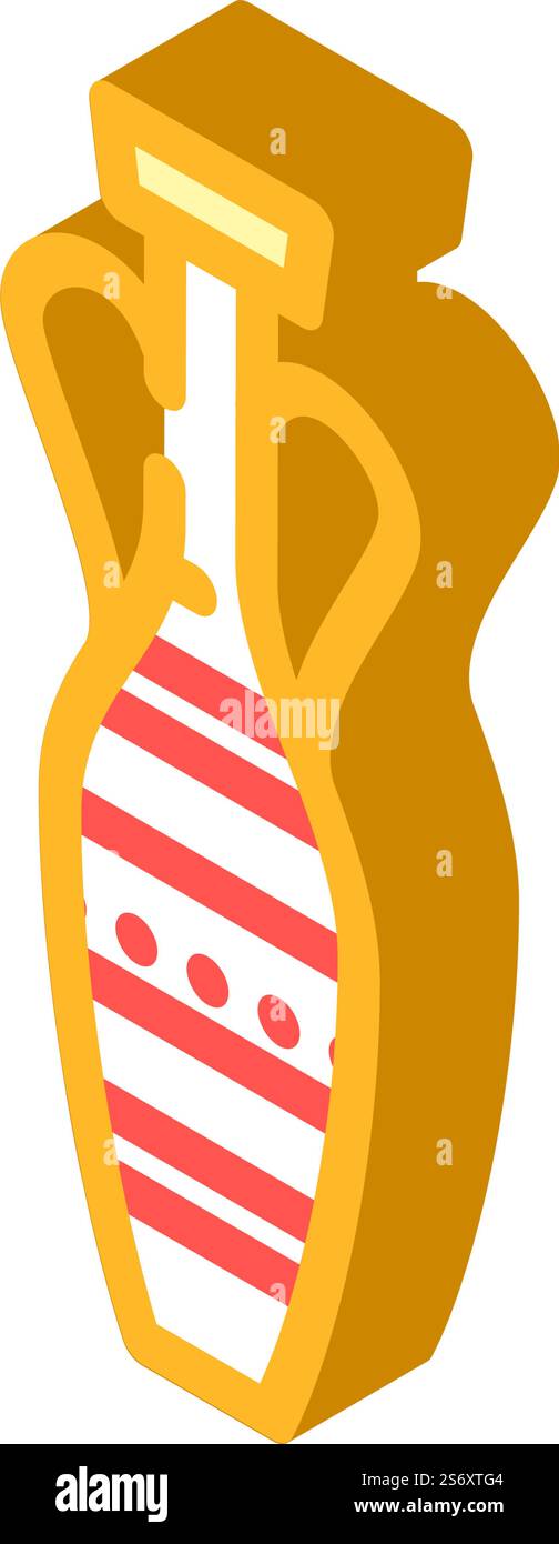jug amphora isometric icon vector. jug amphora sign. isolated symbol ...