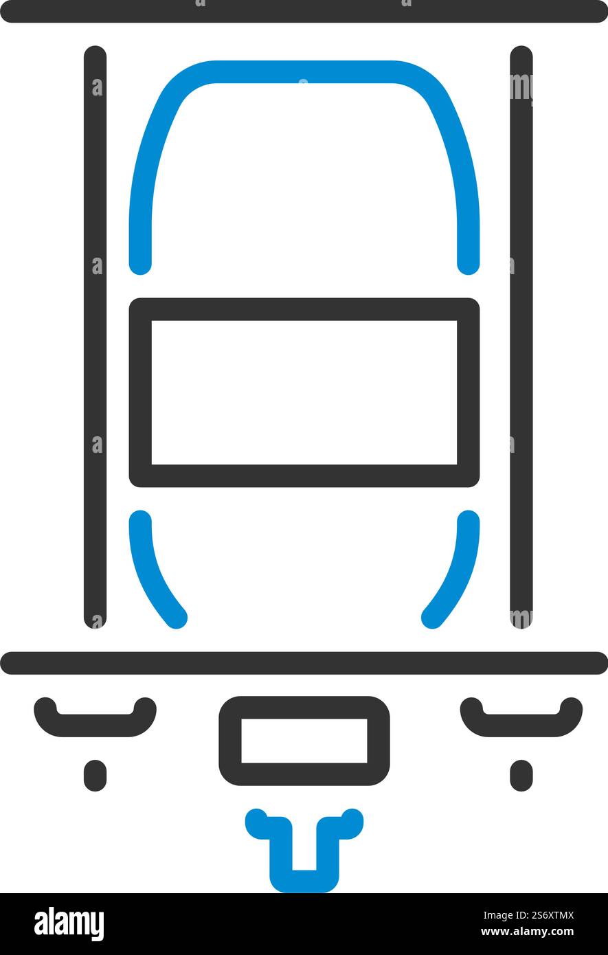 Drop Counter Icon. Editable Bold Outline With Color Fill Design. Vector ...