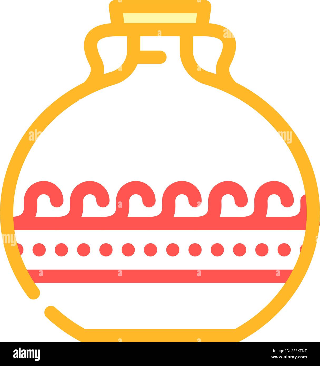amphora container color icon vector. amphora container sign. isolated ...