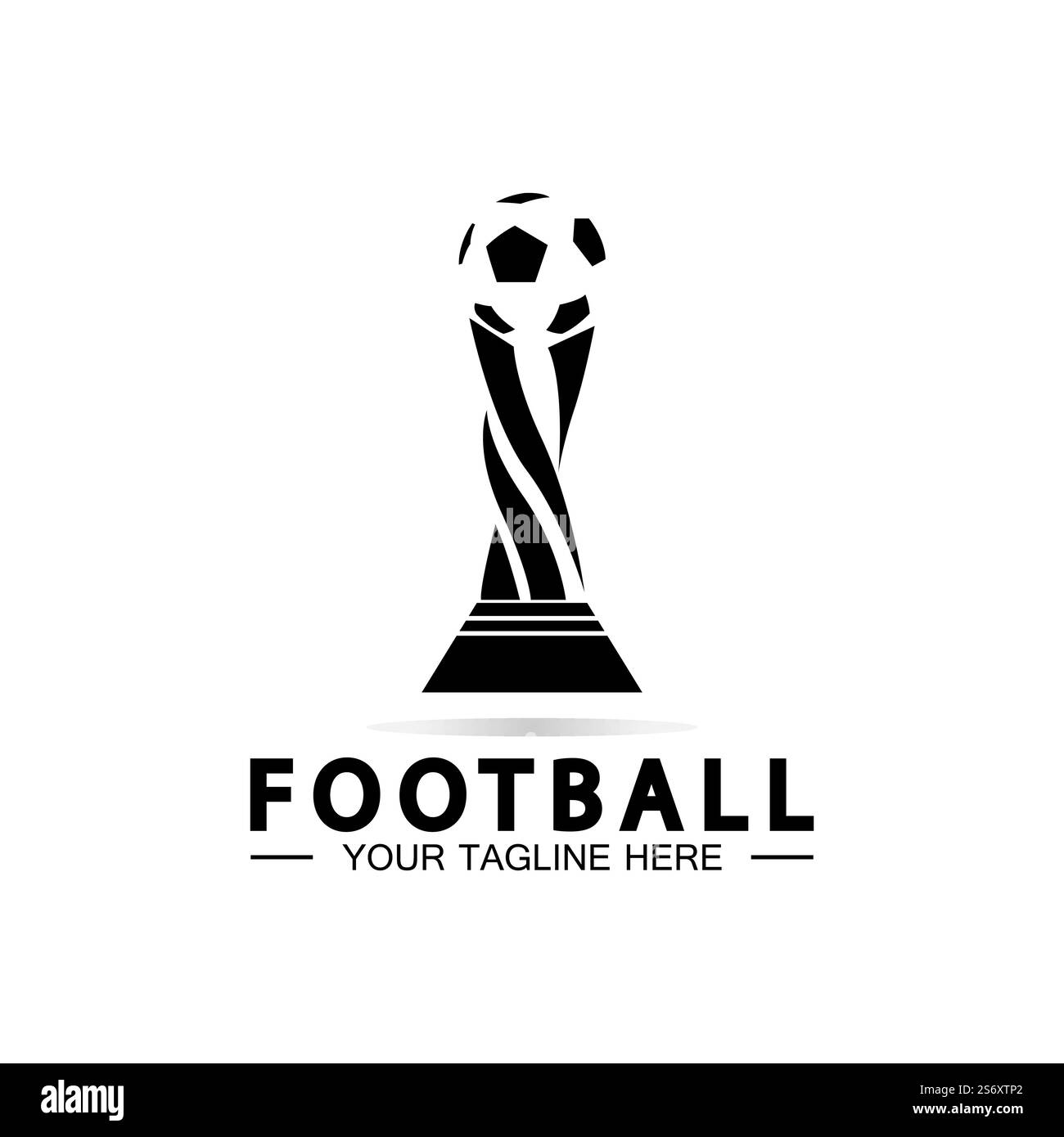 Football or Soccer Championship Trophy Logo Design vector icon template ...