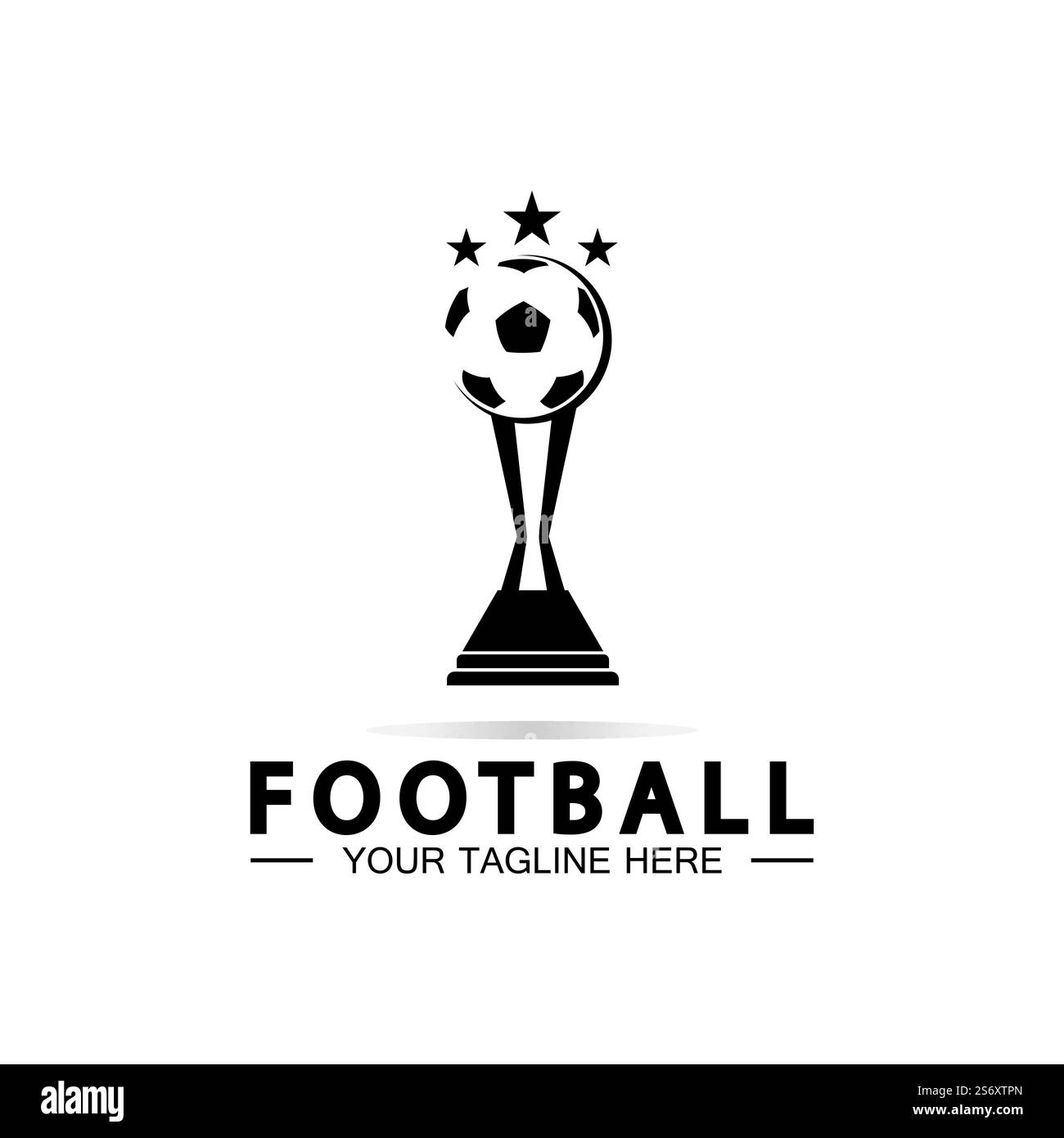 Football or Soccer Championship Trophy Logo Design vector icon template ...