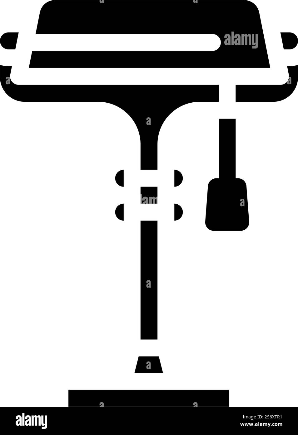 workplace table lamp glyph icon vector. workplace table lamp sign ...