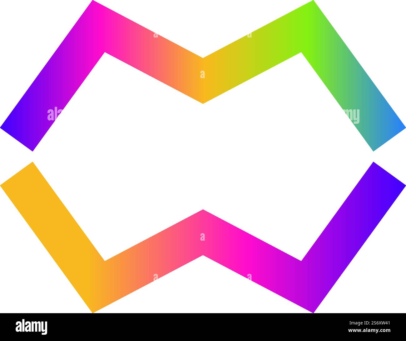 Modern Initial M and w, letter, alphabet font logo vector design Stock ...