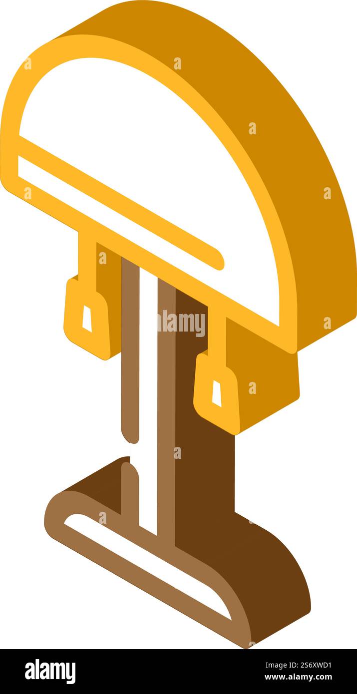 electrical lamp isometric icon vector. electrical lamp sign. isolated ...