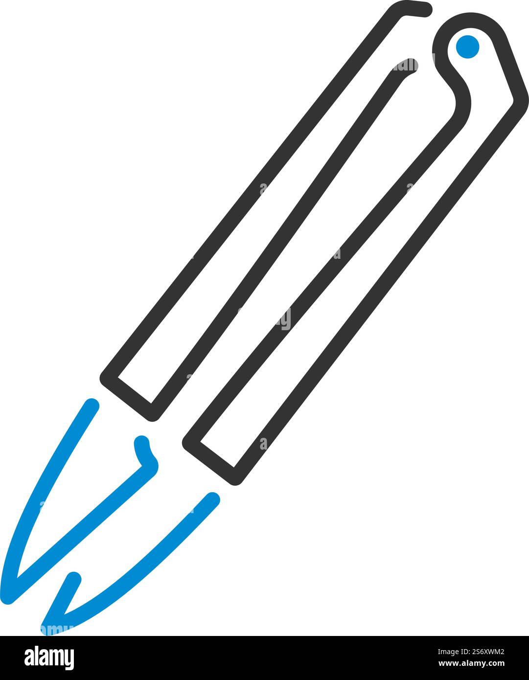 Seam Ripper Icon. Editable Bold Outline With Color Fill Design. Vector ...