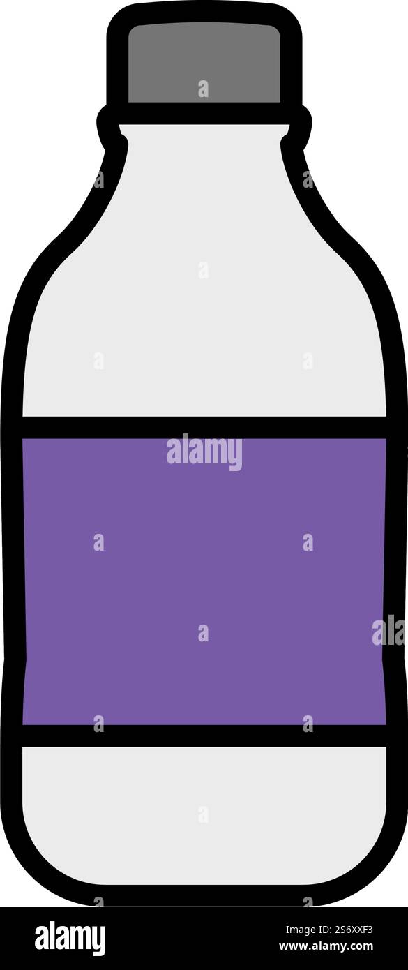 Turpentine Icon. Editable Bold Outline With Color Fill Design. Vector ...