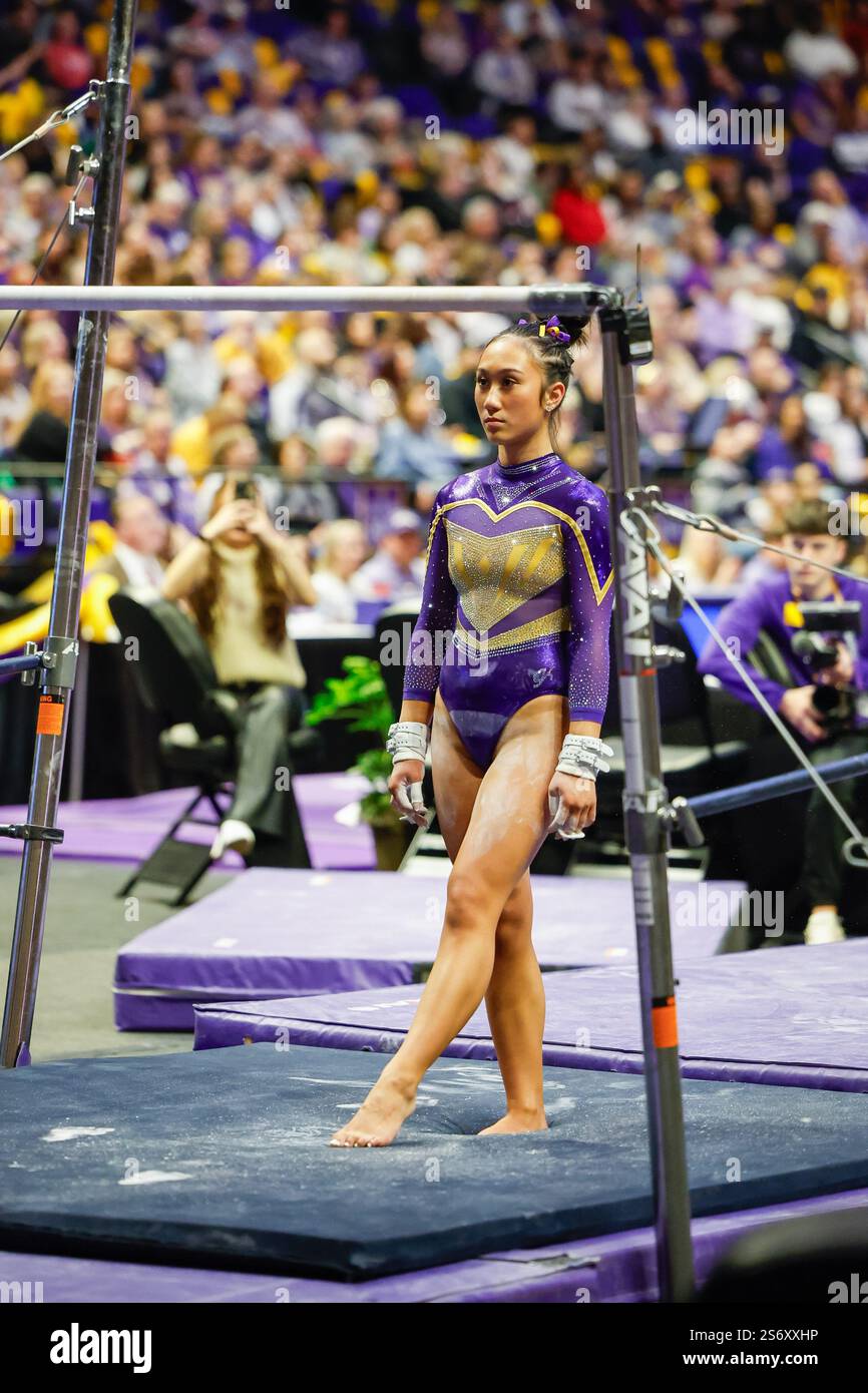 January 17, 2025: LSU Tigers Kailin Chio in action in the NCAA ...