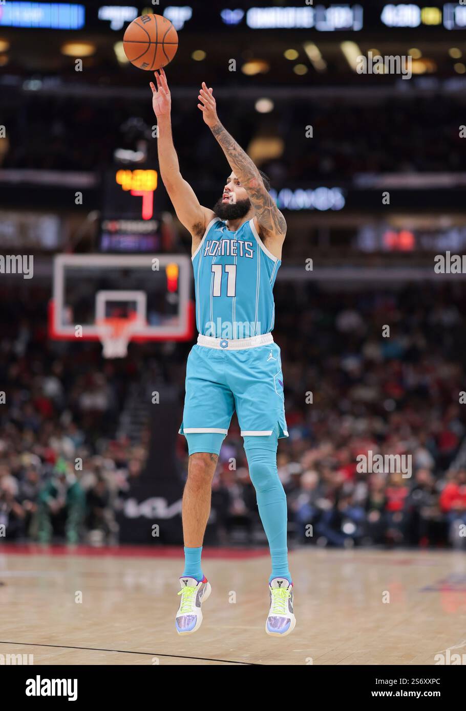 CHICAGO, IL - JANUARY 17: Cody Martin #11 of the Charlotte Hornets ...