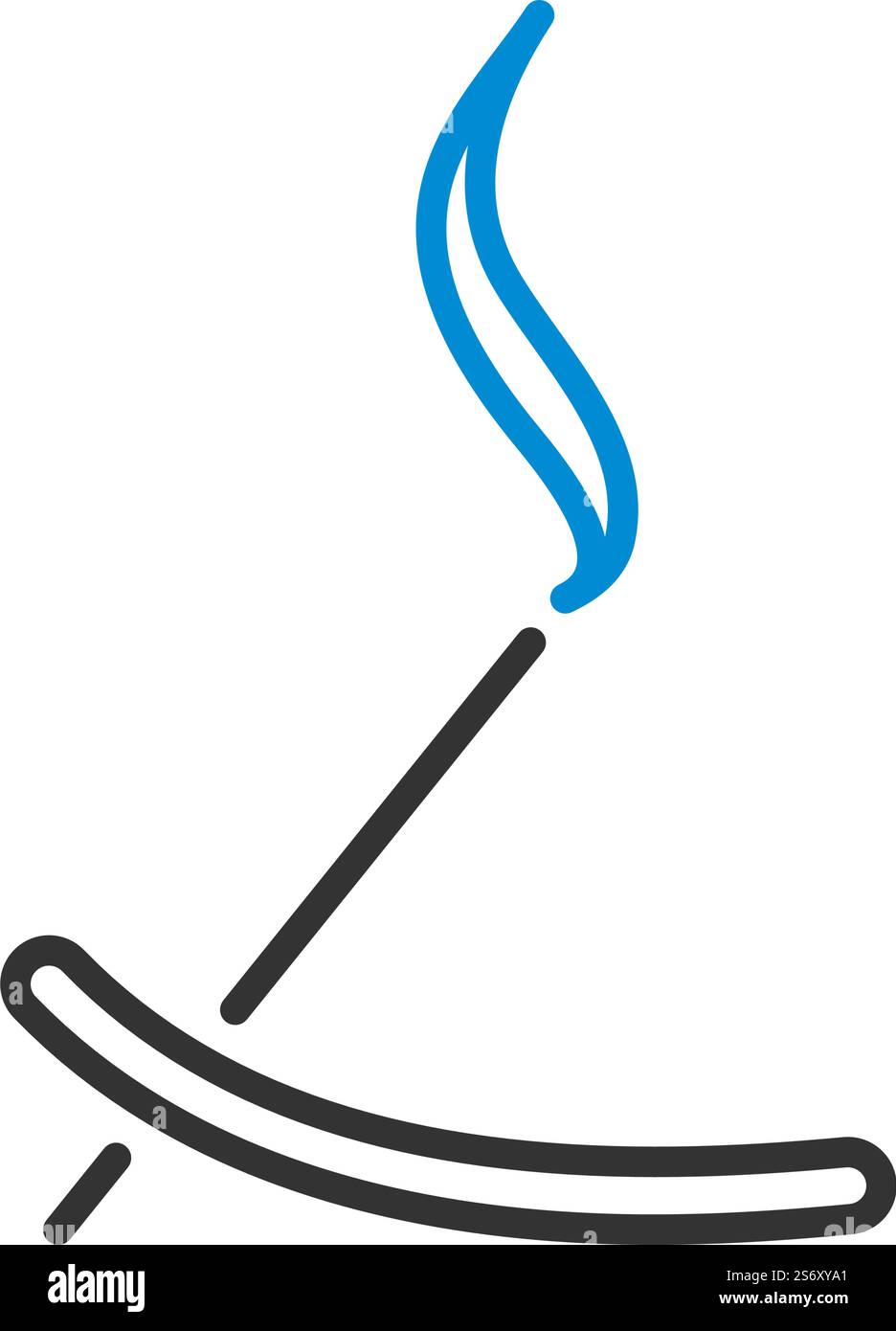 Incense Sticks Icon. Editable Bold Outline With Color Fill Design ...