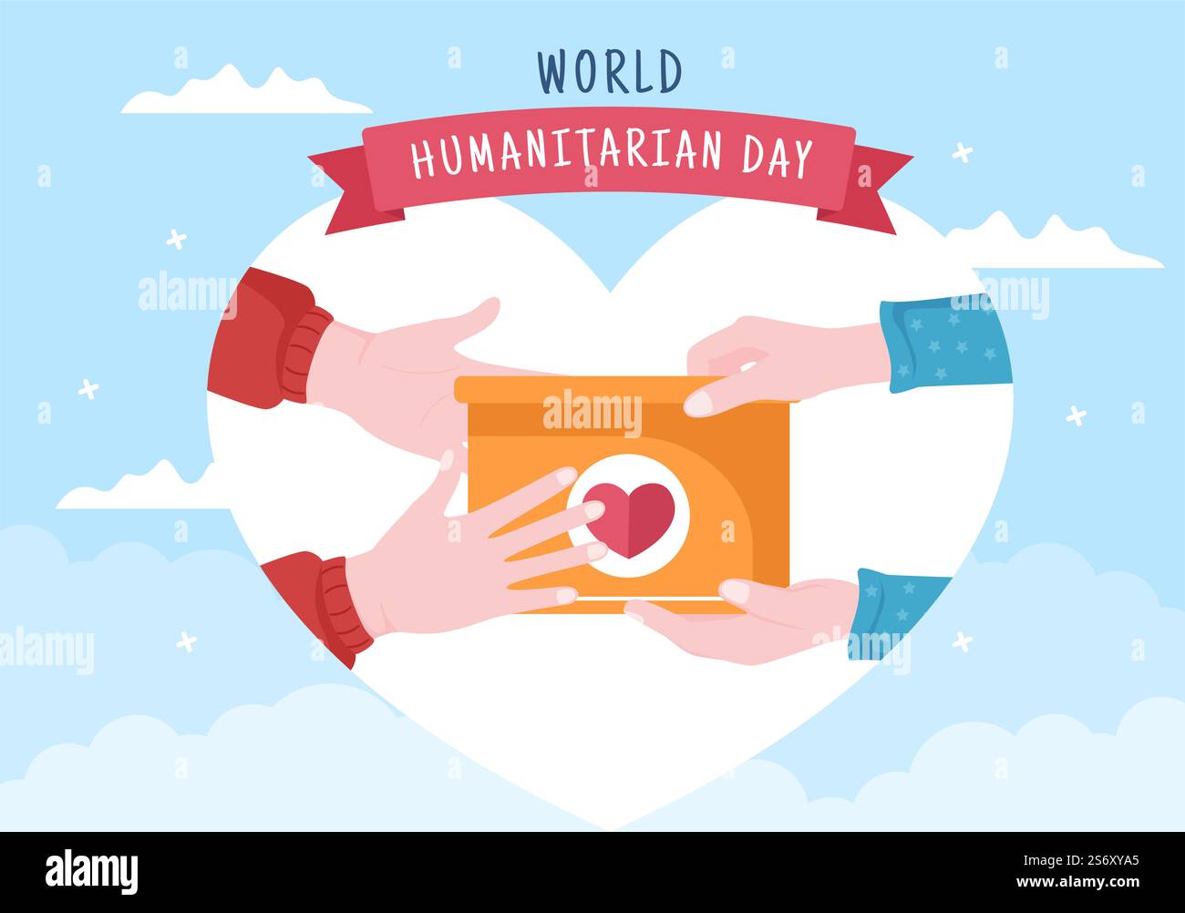 World Humanitarian Day with Global Celebration of Helping People, Work ...