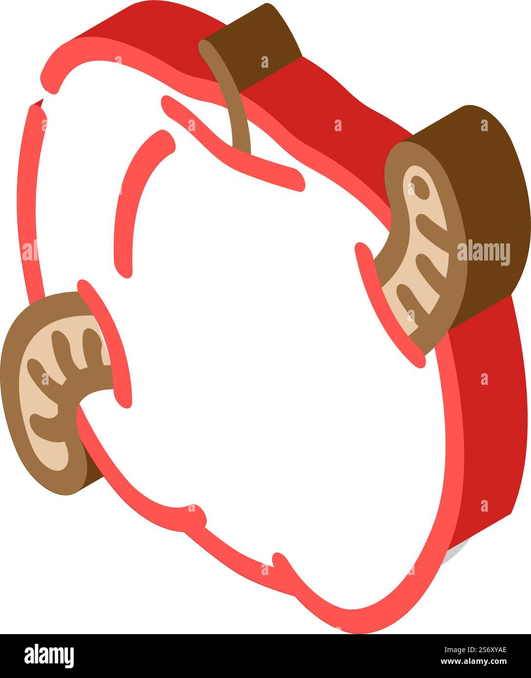 apple worm isometric icon vector. apple worm sign. isolated symbol ...