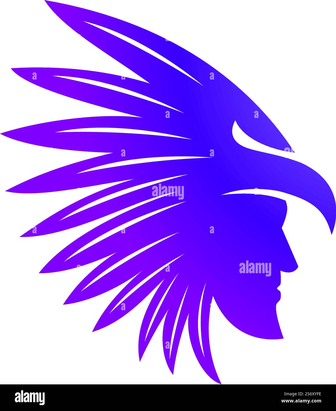 Cherokee tribe illustration Cut Out Stock Images & Pictures - Alamy