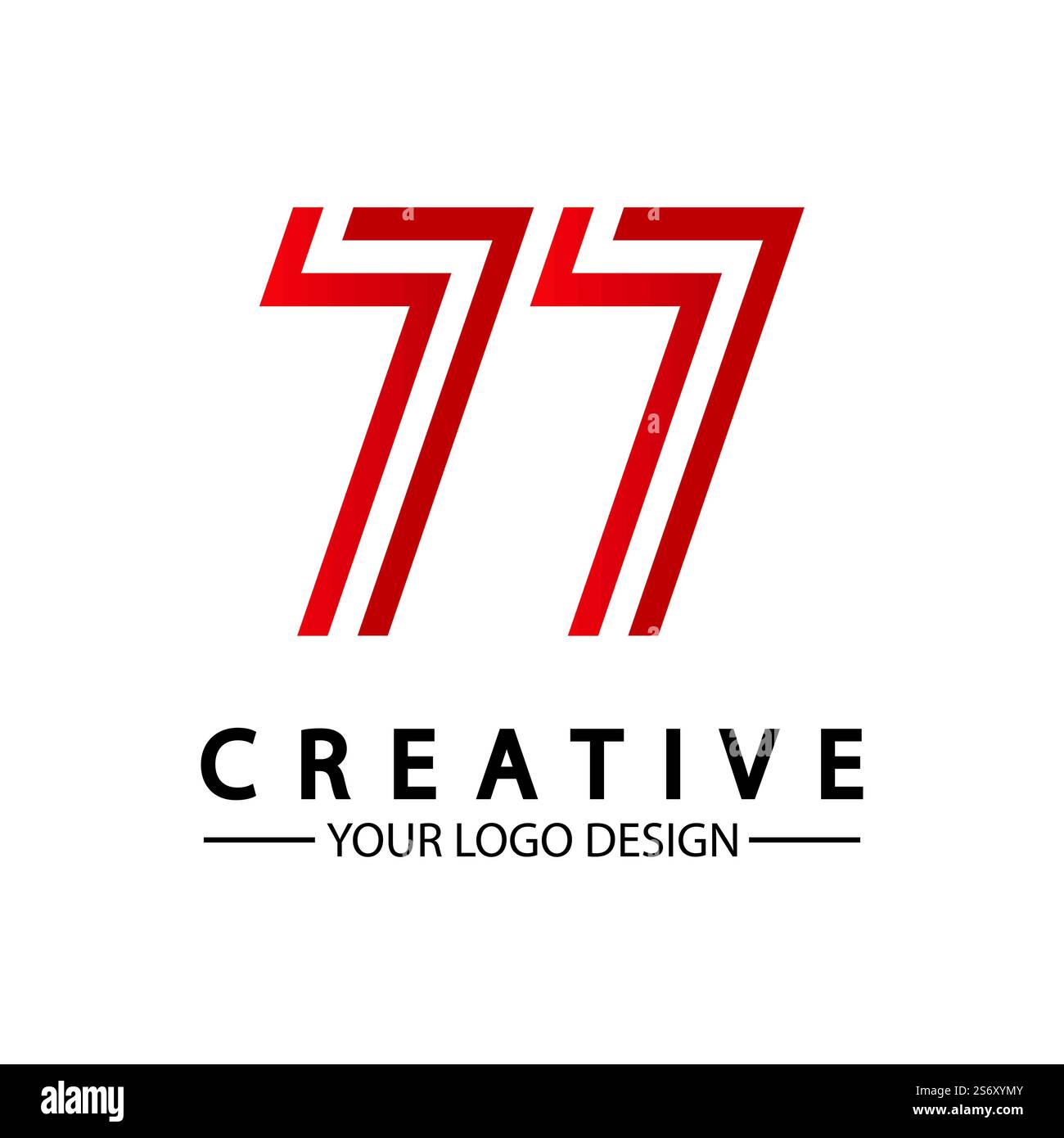 Logo design number 77 image vector illustration Stock Vector Image ...