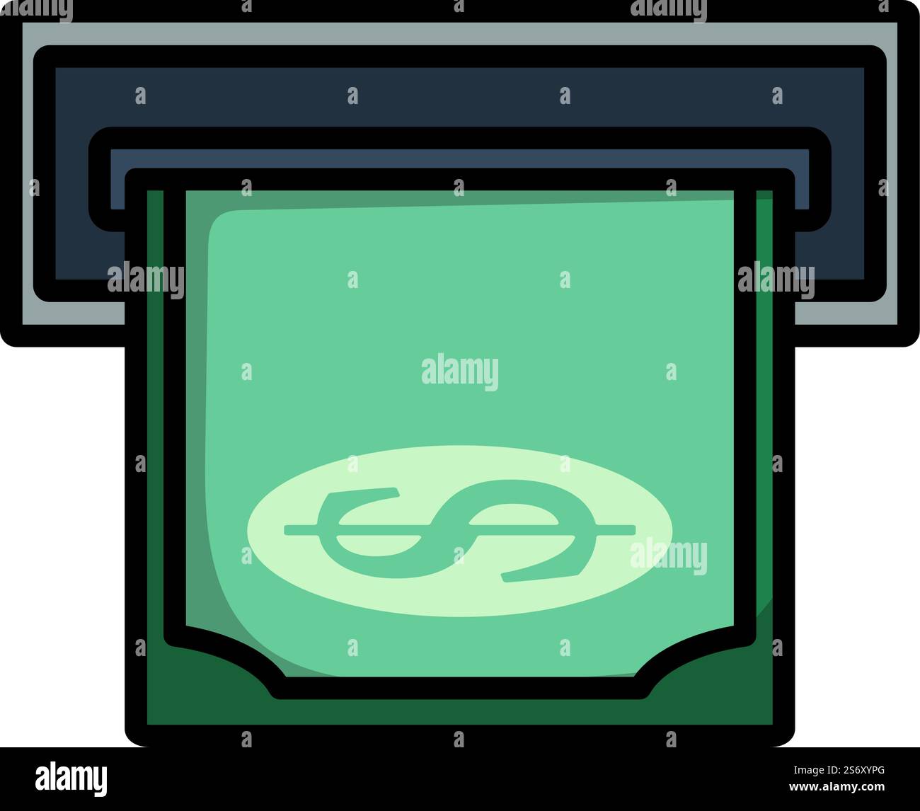 Blank1000x1000rgb. Editable Bold Outline With Color Fill Design. Vector ...