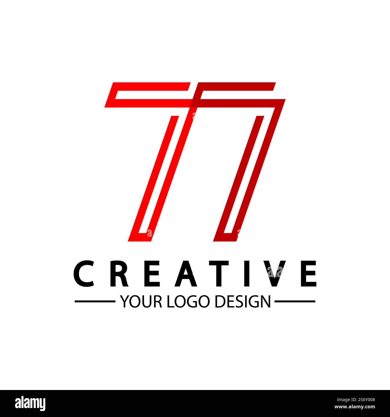 Logo design number 77 image vector illustration Stock Vector Image ...