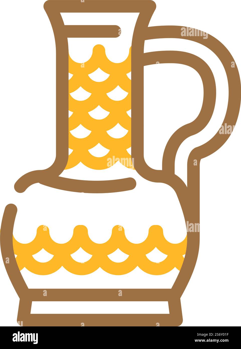 teapot arabian jug color icon vector. teapot arabian jug sign. isolated ...