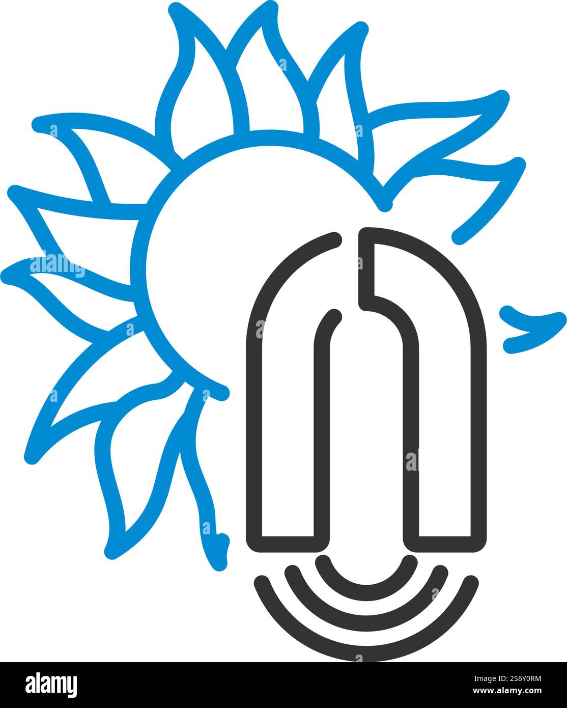 Magnetic Storm Icon. Editable Bold Outline With Color Fill Design ...