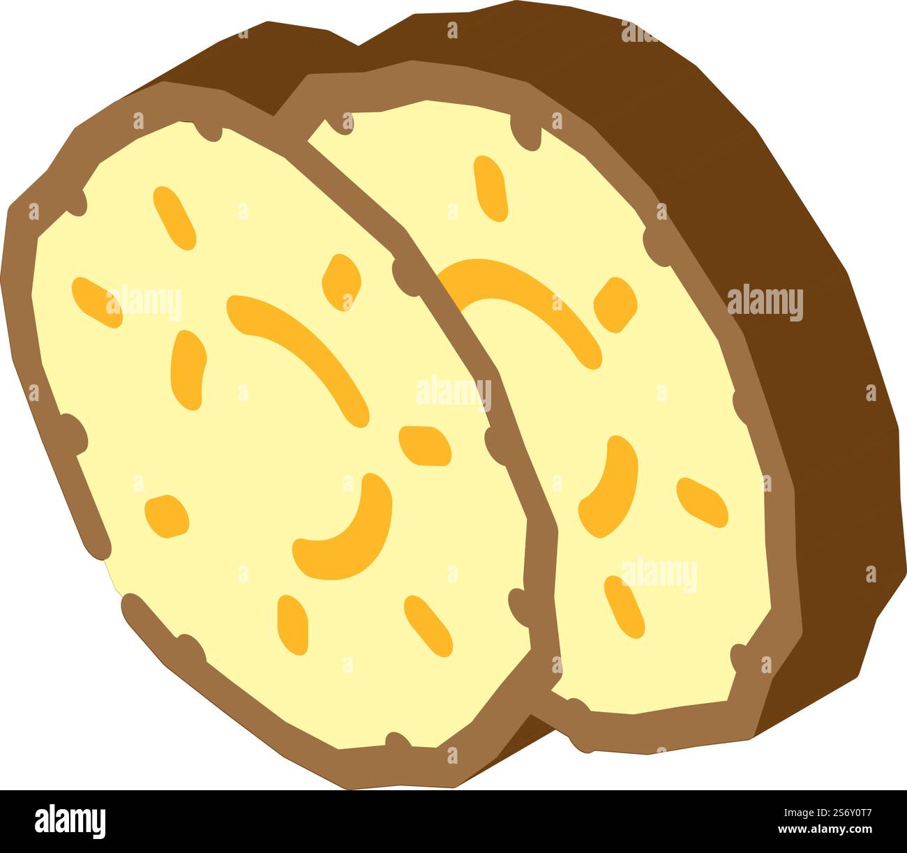 slices cut pineapple isometric icon vector. slices cut pineapple sign ...