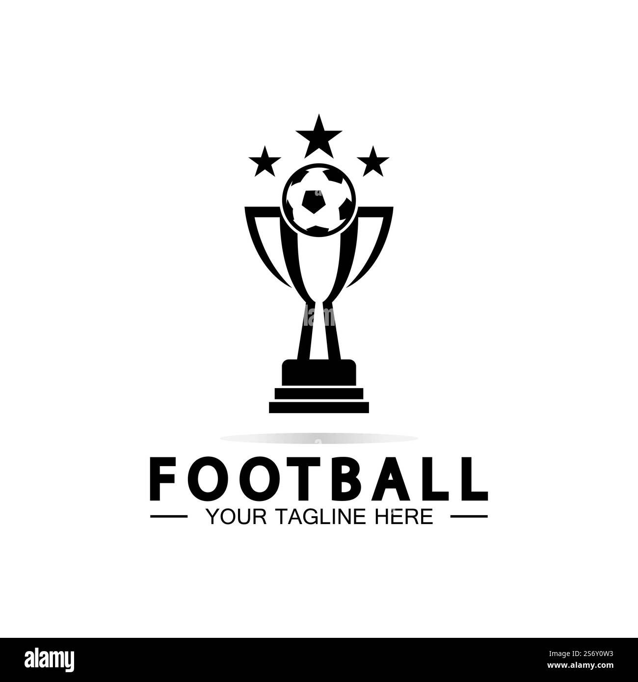 Football or Soccer Championship Trophy Logo Design vector icon template ...
