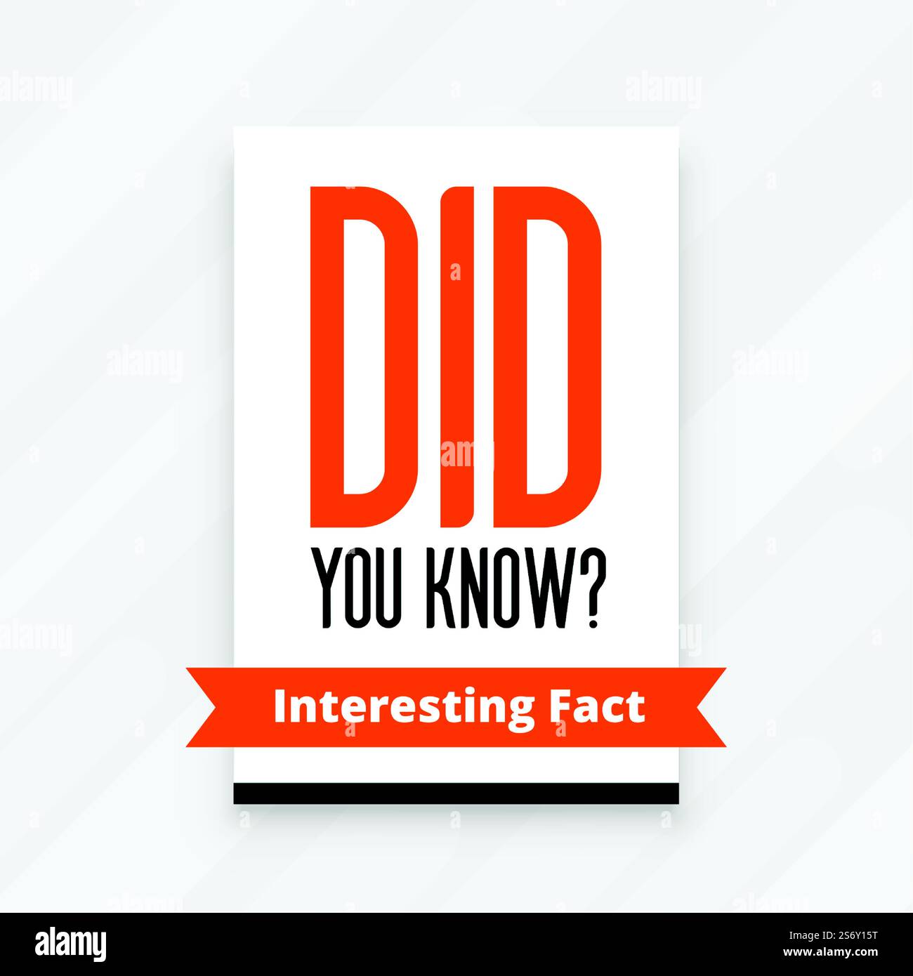 did you know facts banner design. did you know facts banner design ...