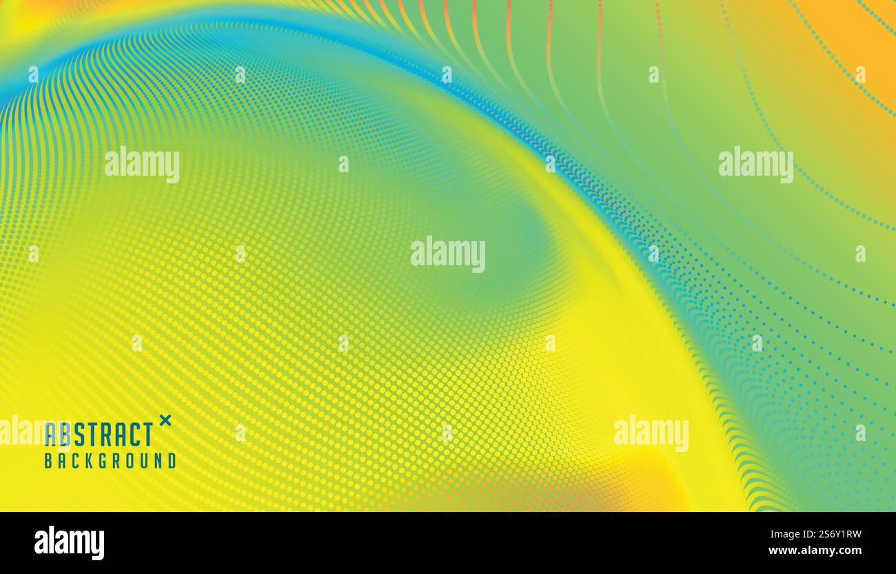 abstract green color blend blurred particle background Stock Vector ...