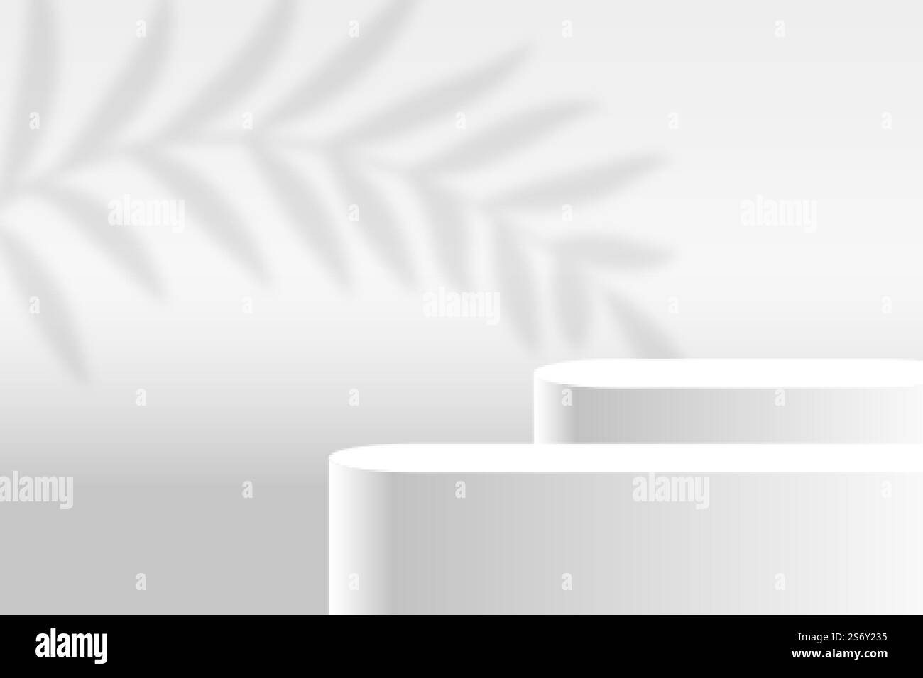 white product display stage platform background design Stock Vector ...