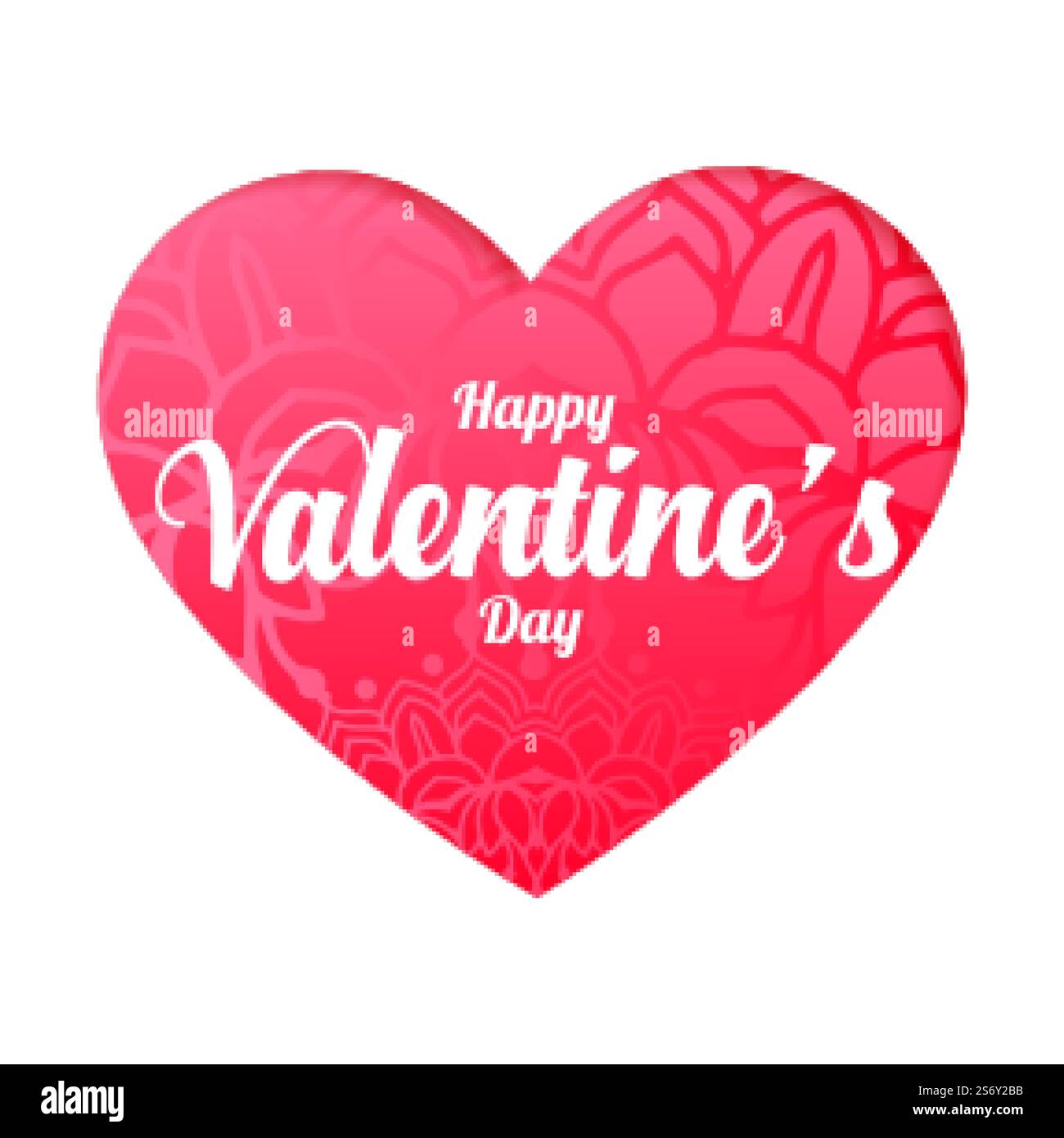 nice happy valentines day heart wishes card design Stock Vector Image ...